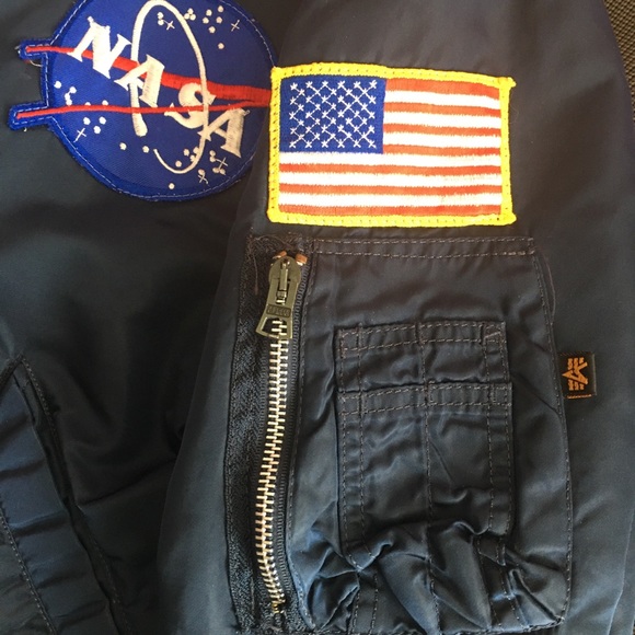 Alpha Industries | Jackets & Coats | Genuine Nasa Ma Astronaut Bomber ...